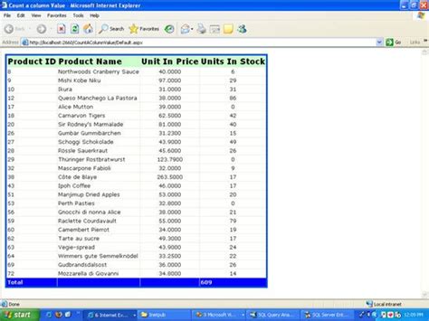calculate the total of a particular column values in a datagrid in asp