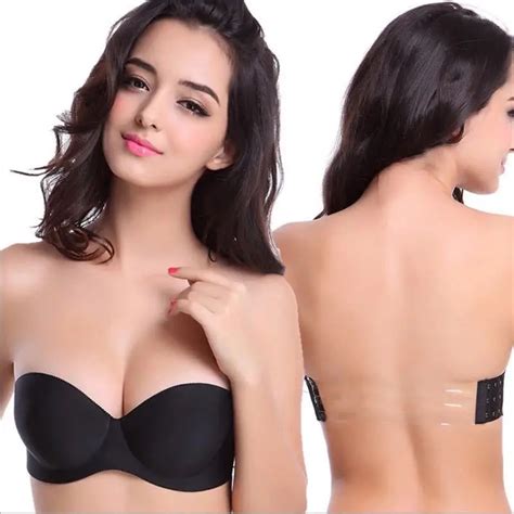Female Underwear Strapless Bra Sexy Lingerie Brassiere Half Cup Bra