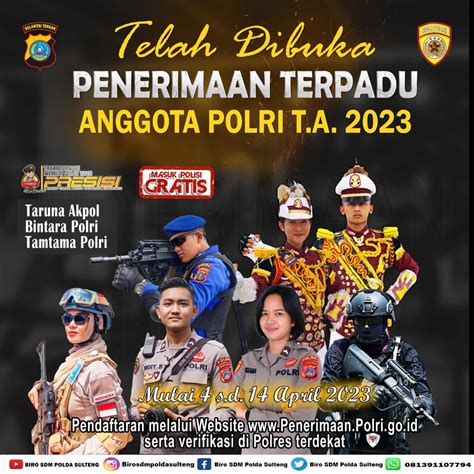 Polres Touna Buka Pendaftaran Calon Anggota Polri Tahun Anggaran 2023