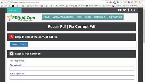 how to recover corrupt pdf file technobush