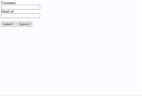 how to use multiple submit buttons in an html form