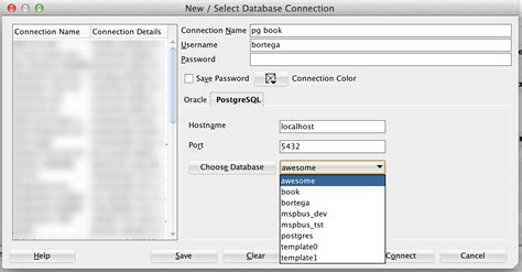 oracle sql developer and postgresql
