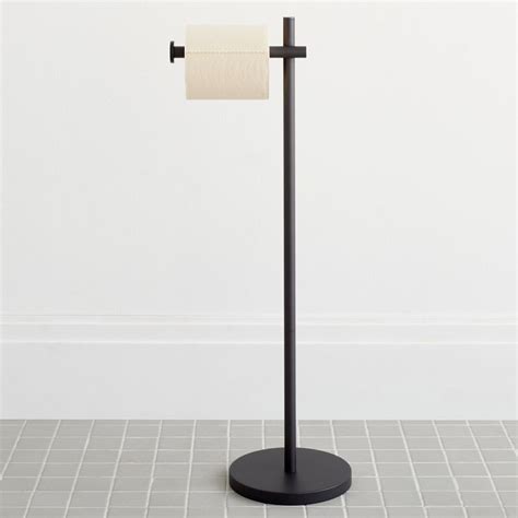 Open Box Modern Overhang Bathroom Freestanding Toilet Paper Holder