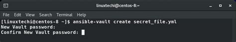 how to use ansible vault to secure sensitive data