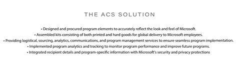 Microsoft — Archer Corporate Services