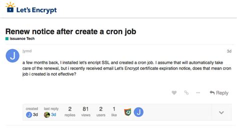 certbot renewals flawlessly using cron lets encrypt