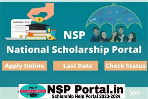 Nsp Post Matric Scholarship Portal 2024 Registration