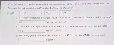 [solved] Write The Balanced Chemical Equation For The Combustion Of