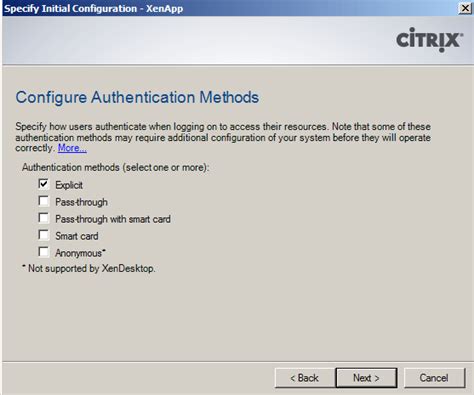 how to install and configure citrix web interface