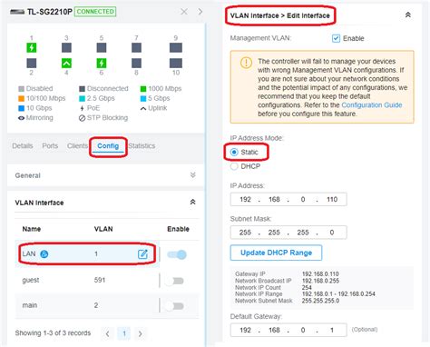How To Assign Static Ip Addresses For Omada Devices With Omada Sdn