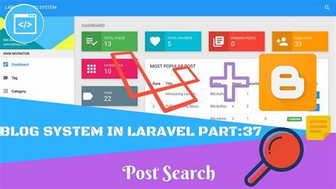 build blog system in laravel post search part 37