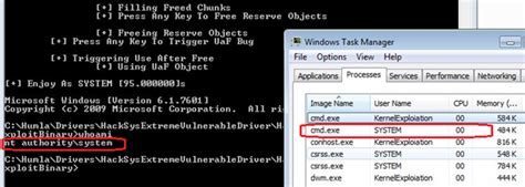 mutant windows kernel exploitation using hacksys