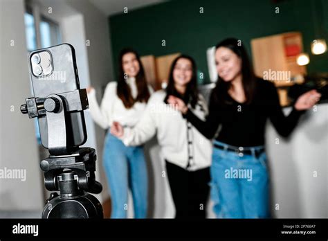 Illustration Picture Shows A Phone Smartphone On A Tripod Filming 3