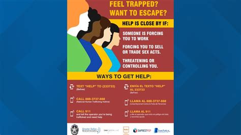New Signs At Restaurants Hope To Help Victims Of Human Trafficking