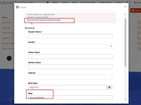 use validation on submit button on basic form in power portal