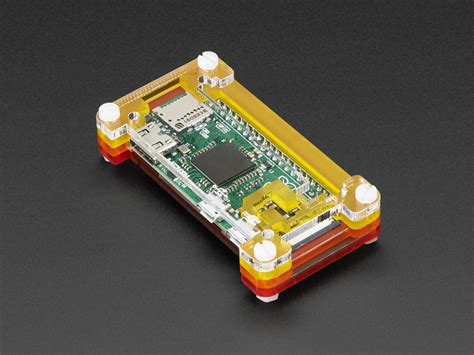 pibow zero case for raspberry pi zero v1 3 id 3005 5 95 adafruit