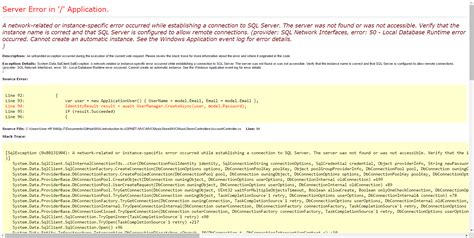 c requires sql server 2012 express localdb stack overflow