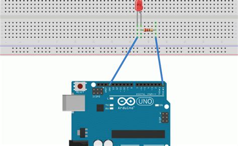 project rangkaian blink led menggunakan arduino uno otosection