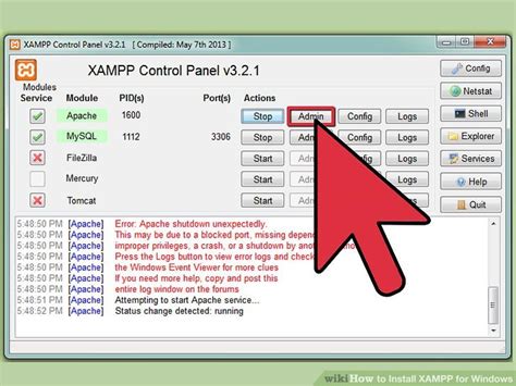 how to install xampp for windows 10 steps with pictures