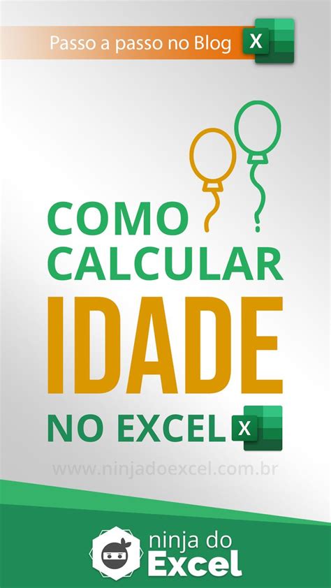 [aula gratuita] 💡 como calcular idade no excel você sabia que no excel