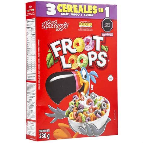 Cereal Kelloggs Froot Loops Caja 230gr Plazavea Supermercado