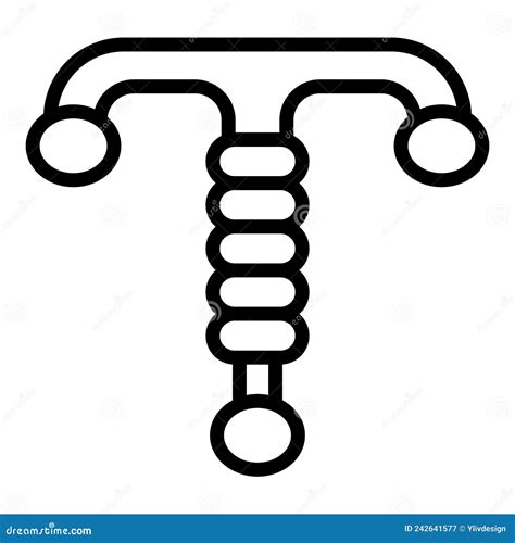 Vaginal Contraception Icon Outline Vector Birth Control Stock