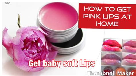 How To Get Pink Lips Naturally At Home Natural Lip Balm And Scrub At