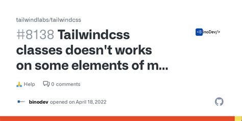 tailwindcss classes doesn t works on some elements of my website