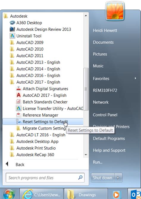 new in autocad 2017 migrate custom settings autocad