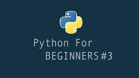 learn python 3 youtube