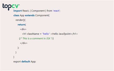 jsx là gì tìm hiểu chi tiết về javascript xml trong reactjs