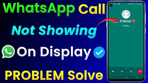 Whatsapp Call Not Showing On Display Whatsapp Par Call Nahi Dikha