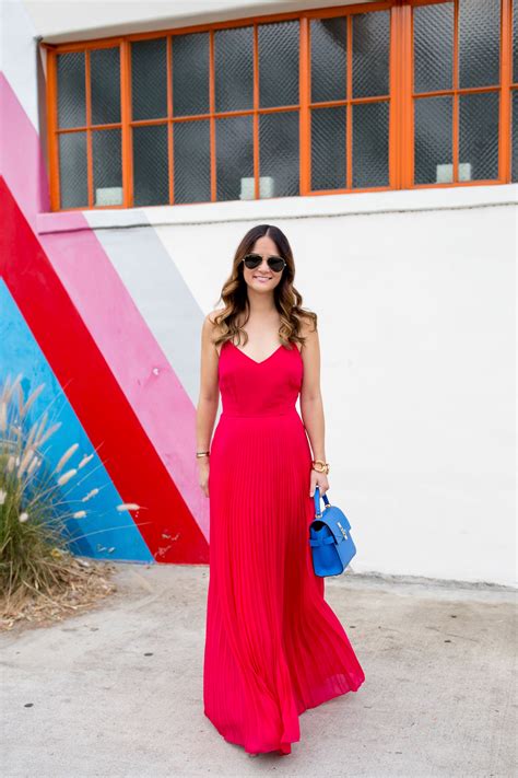 Pink Pleated Maxi