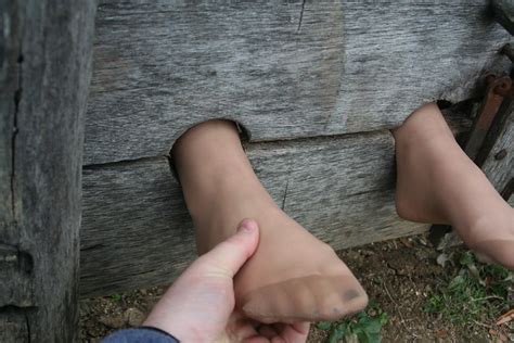 Foot Tickling In The Stocks Pillory In Pantyhose Pantyhose… Flickr
