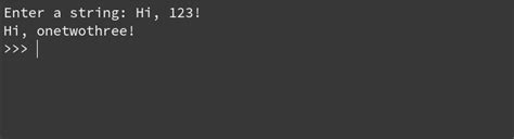 how do i tell python to convert integers into words