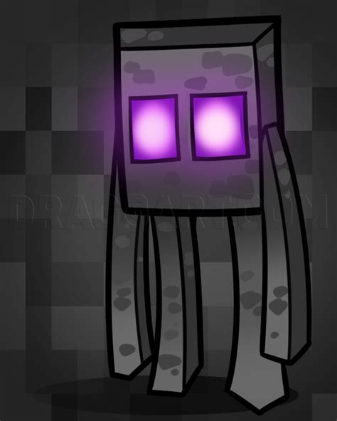 How To Draw A Chibi Minecraft Enderman Step By Step My Xxx Hot Girl
