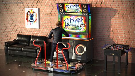 Pump It Up Fiesta 2 Arcade Dance Machine 3d Turbosquid 1740799
