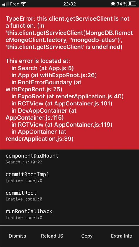react native mongodb stitch this client
