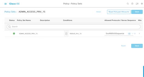 solved expand policy sets in ise 3 0 cisco community