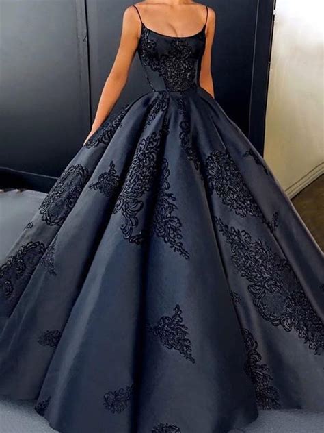 Ball Gown Black Prom Dress Cheap Long Princess Prom Dress Er035 Ortdress