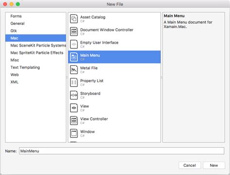 xib files in xamarin mac xamarin microsoft docs