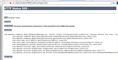 access denied for user root localhost using password no