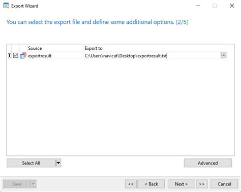 keluargaberbisnis navicat export query results