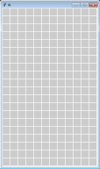 python tkinter implements tetris basic version