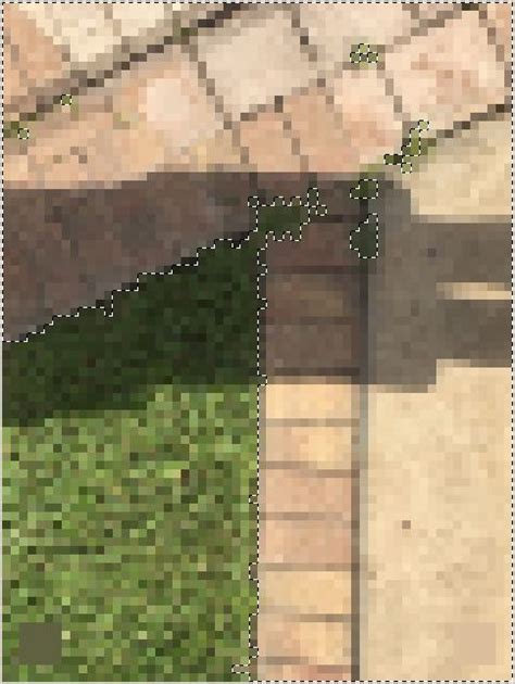 opencv python script from gimp procedure grass hard