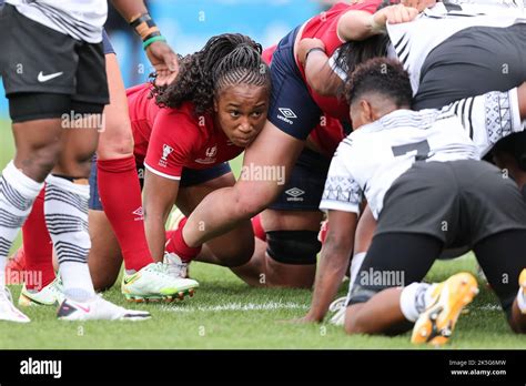 Player Of The Match Sadia Kabeya Of England In The Scrum During The