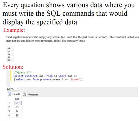 mysql writing sql queries to retrieve data from given tables code