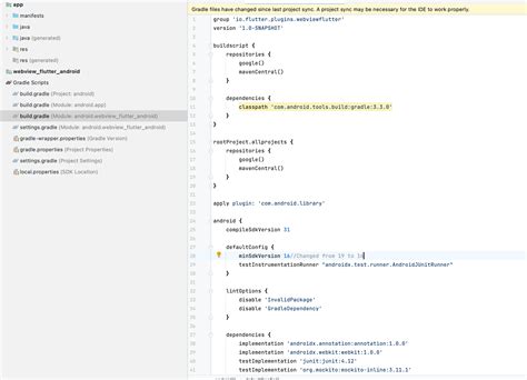 error adding flutter web view plugin in version 1 20 4 stack overflow