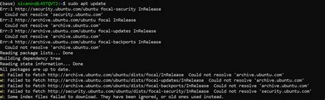 sudo apt get update fails wsl
