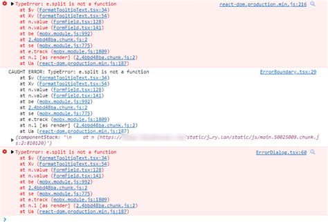 typeerror e split is not a function bugs origam community